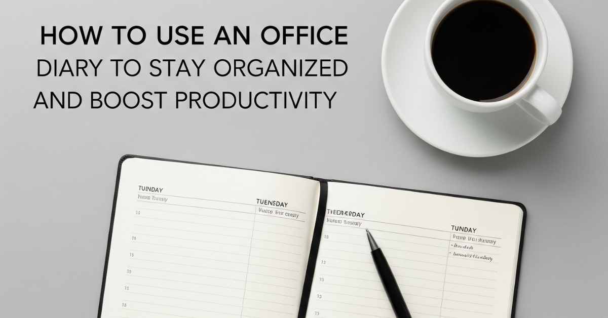 How to Use an Office Diary to Stay Organized & Productive