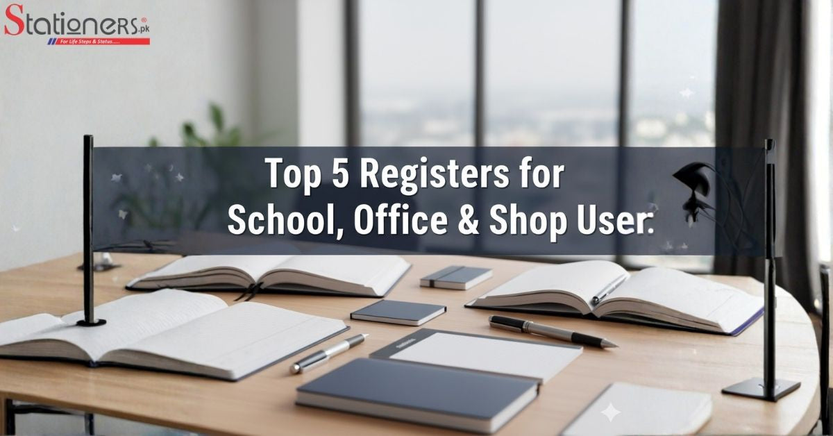 Top 5 Registers for School, Office & Shop Use in Pakistan