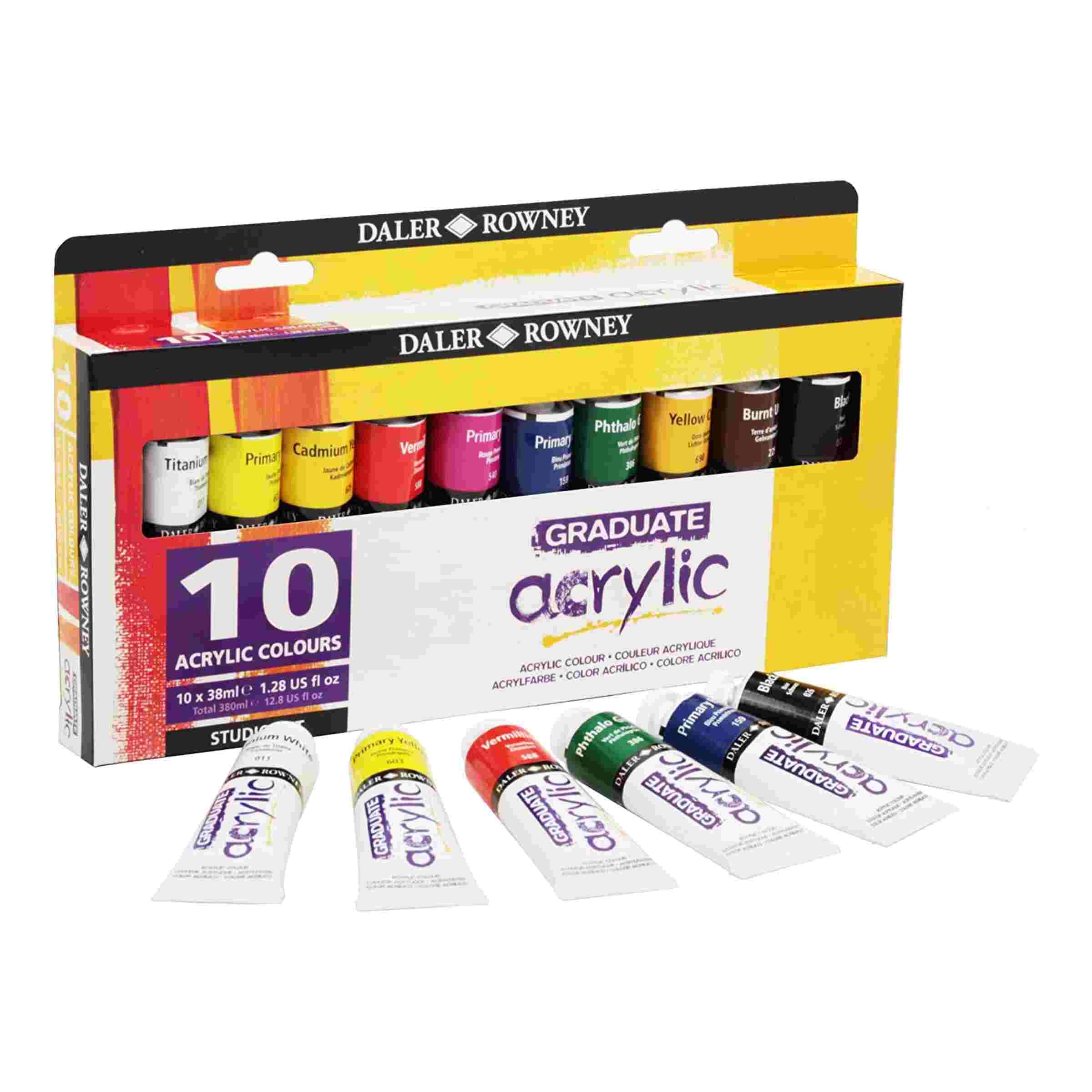 Buy Now Daler Rowney Graduate Acrylic Paints
