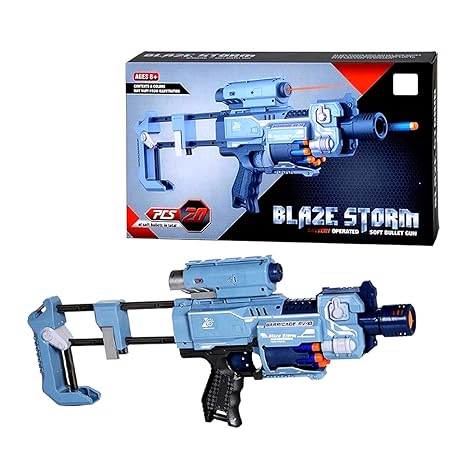 Shop Blaze Storm Battery Operated Soft bullet Gun Online