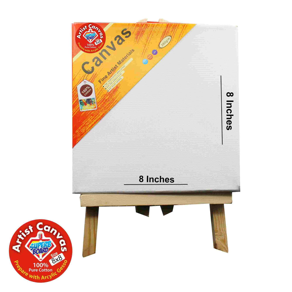 buy Now Canvas Board with Wooden Stand