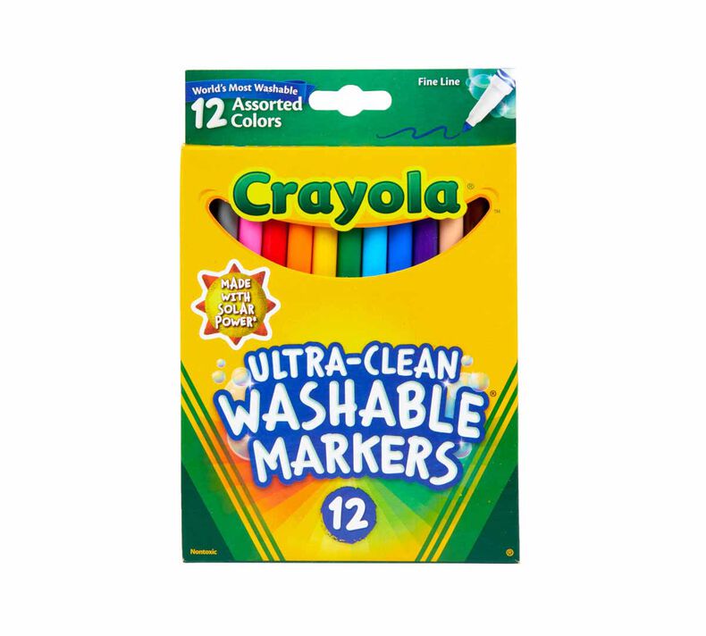 Buy Now Crayola Ultra-Clean Washable Markers Fine Point