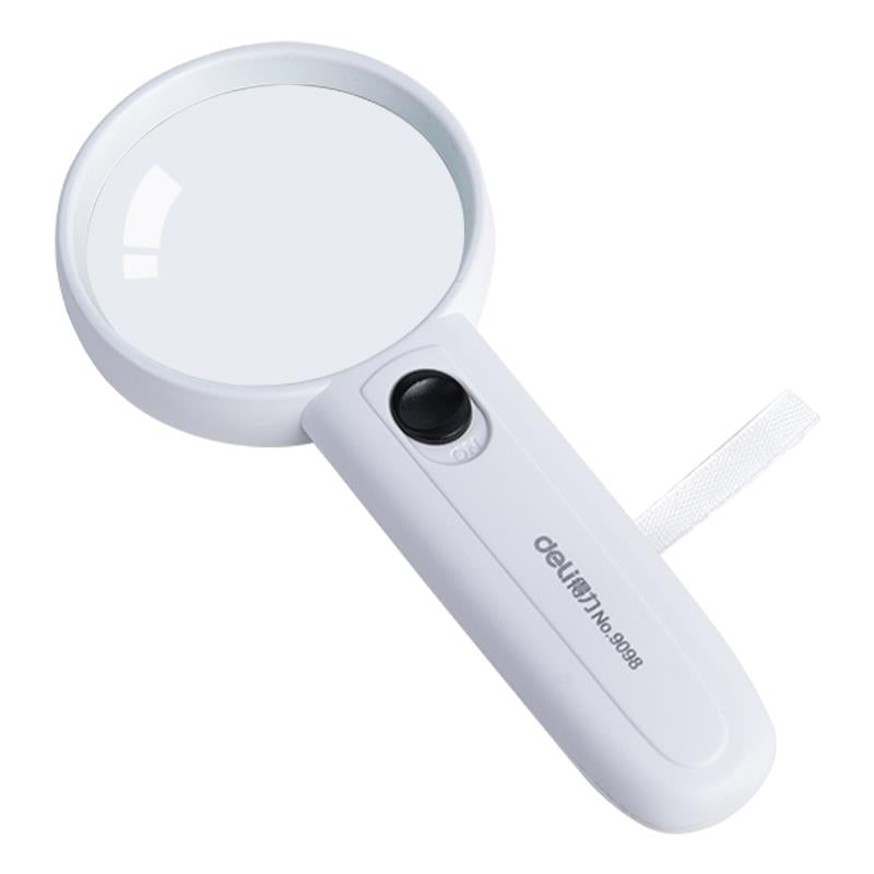 Buy Deli Magnifying Glass 60mm with LED Light Online