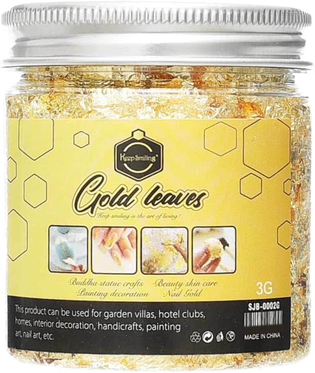 Buy Gold Leaf Jar Golden Keep Smiling Online In Pakistan