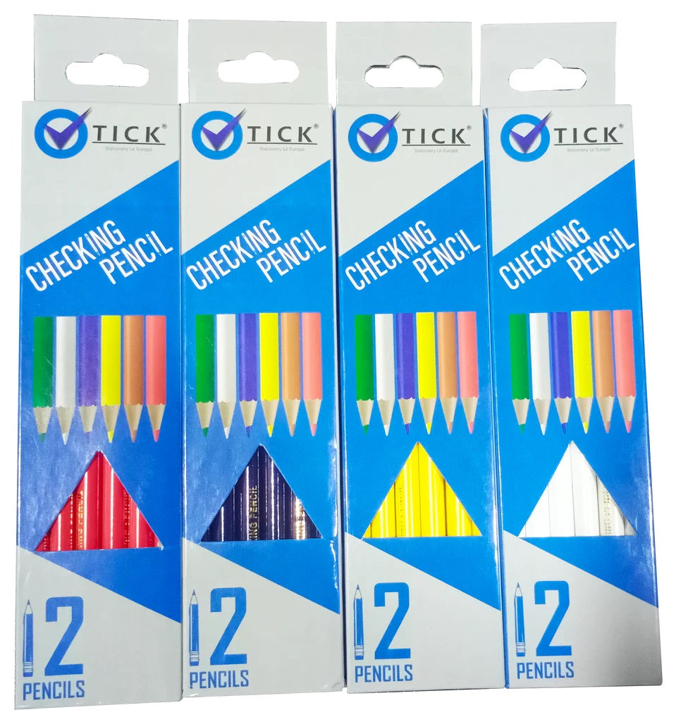 Buy Now Tick Checking Pencil Pack of 12