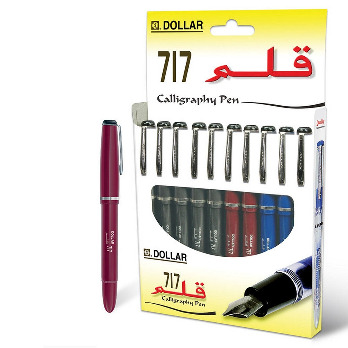 Buy Now Dollar Fountain Pen 717 Qalam Pack of 10