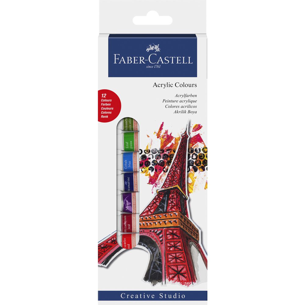 Buy Now Faber Castell Acrylic Paints Set of 12