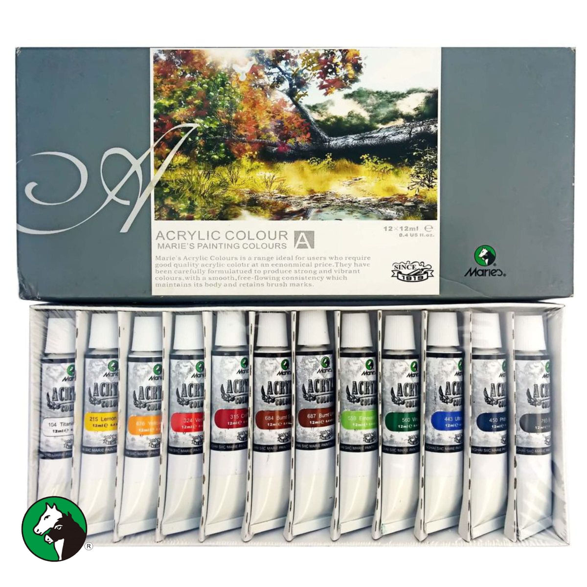 Buy Now Maries Acrylic Paint Set of 12