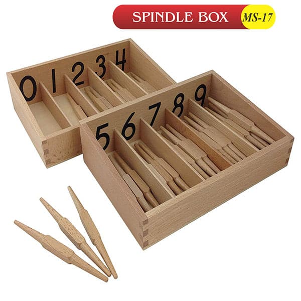 Buy Now Montessori Spindle Box with 45 Spindles