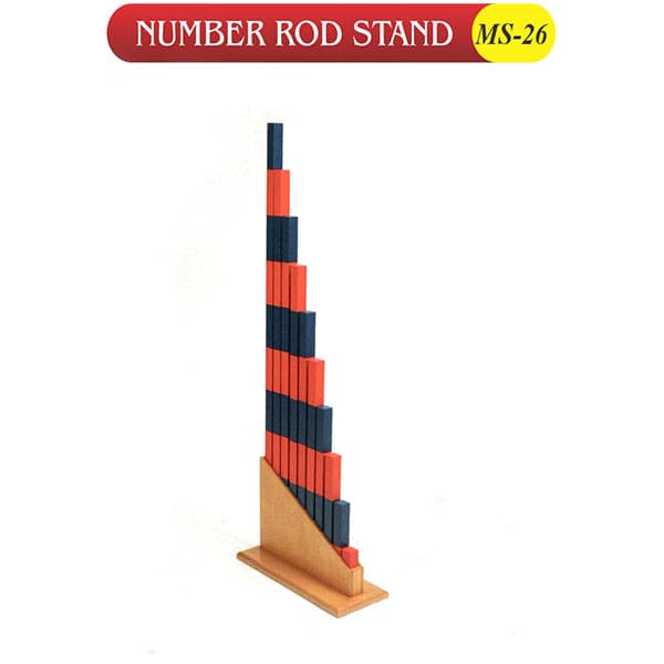 Buy Now Wooden Stand for Long Red Rods & Numerical Rods